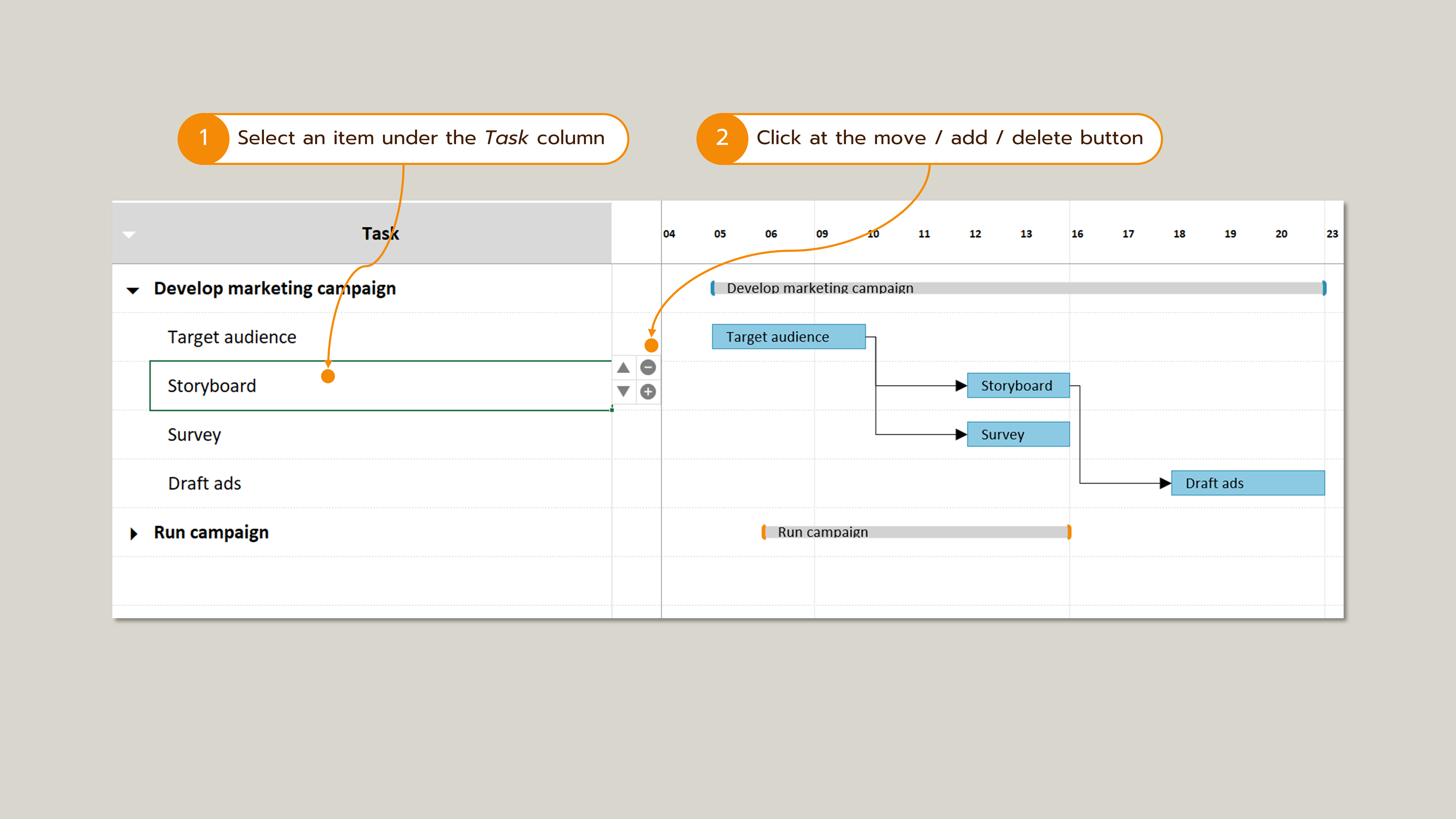 Gantt Chart with Task Dependencies – Awesome & Beautiful Excel Template – QuickQuick