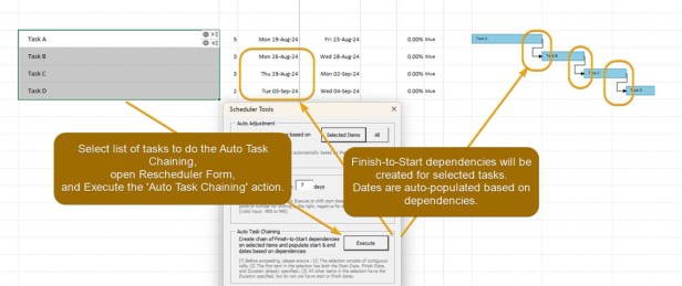 QuickGantt: Excel Gantt Chart Template with Automated Dependency Management – QuickQuick